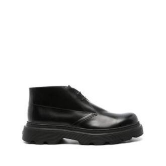 Tod's Leder Stiefeletten - - Shoes - Herren - Schwarzk - 44 EU