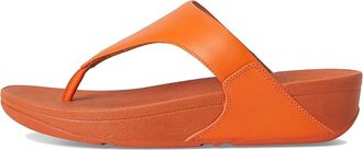 FitFlop Womens Lulu Leather Toepost Sandal, Satsuma, 39 EU