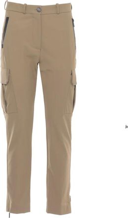 Roberto Ricci Design Rrd, Femme, Pantalons, Brun, Taille: 38 FR Cargo Zip Pantalons