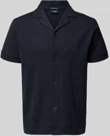 Joop Regular Fit Poloshirt mit durchgehender Knopfleiste