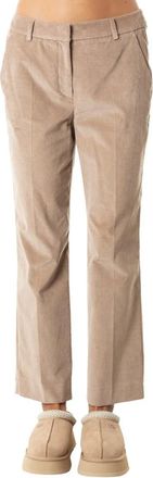 Max Mara Marruca Pantaloncini a sigaretta - Femme - Pantalons - Beige - Taille: 44 FR