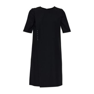 Emporio Armani Faltenkleid - - Dresses - Damen - Schwarzk - M
