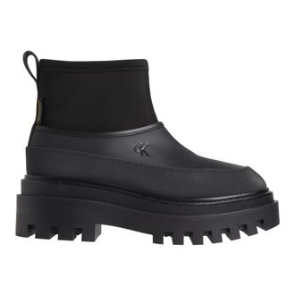 Calvin Klein Jeans Flatform Ankle Boots - - Shoes - Damen - Schwarzk - 38 EU