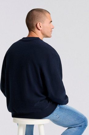 HUGO BOSS Sweatshirt Rundhalsausschnitt, Regular Fit, K&auml;ngurutasche