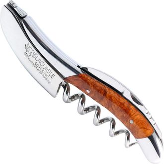 Laguiole en Aubrac professionelles Sommelier Kellnermesser Amboina Wurzelholz