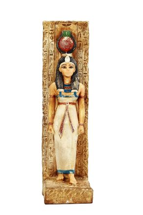 Generic Alte &auml;gyptische Statue der G&ouml;ttin Isis gro&szlig;e Stela Relief schwere Skulptur handgefertigte Farbe in &Auml;gypten gemacht. gro&szlig;e Mutter Isis, die G&ouml;ttin der 