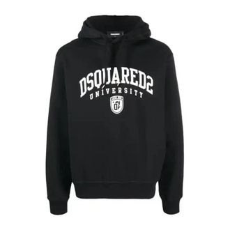 Dsquared2 University Hoodie Sweatshirt - - Sweatshirts & Hoodies - Herren - Schwarzk - S