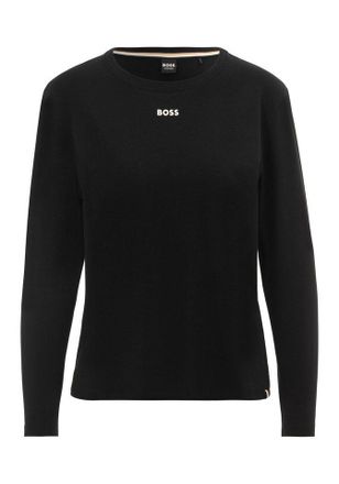 BOSS Langarmshirt mit Rundhalsausschnitt