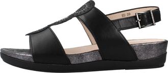 Stonefly Stonefly, Femme, Chaussures, Noir, Taille: 37 EU EVE 30 Sandale en cuir Nappa