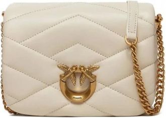 Pinko Pinko, Femme, Sacs, Blanc, Taille: ONE Size Love Click Puff Baby Bag