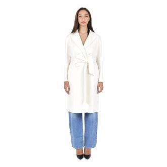 Max Mara Femme, Manteaux, Blanc, Taille: 36 FR Cosetta Coat