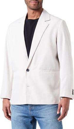 Jack & Jones Blazer d&eacute;contract&eacute; Jprcarter Veste de Costume, Moonbeam/Fit : Coupe d&eacute;tendue, 48 Homme