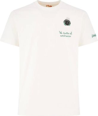 MC2 Saint Barth Homme, Tops, Blanc, Taille: XL Watch Contrario 01N EMB