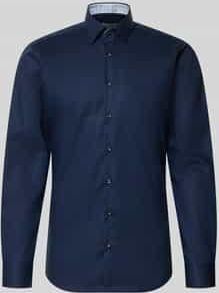 Eterna Slim Fit Business-Hemd aus Baumwolle mit Kentkragen