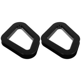 Artibetter HOLIDYOYO 2 Satz Zubeh&ouml;r f&uuml;r E Sport Gaming Stuhl Halterungen aus Bruchfestem Kunststoff 15cm Schwarz Stuhlbeschl&auml;ge f&uuml;r B&uuml;rodrehstuhl Einfache Montag