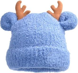 Generic Bonnet Femme Hiver Bonnet Femme Chapeau Femme Hiver Confortable Classique - Bonnet Renne Cozy Hiver, Doubl&eacute; Polaire et Cache-Oreilles, Style Trappeur 