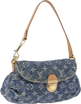 Louis Vuitton Sac bandouli&egrave;re Monogram Denim Pre-owned - Femme - Pre-owned - Bleu - Taille: ONE Size