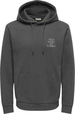 Only & Sons Onsceres Hood Sweat Print Cam Noos