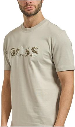 HUGO BOSS Homme, Tops, Gris, Taille: 2XL Insignia T-shirt