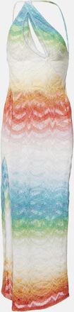 Missoni Maxikleid aus H&auml;kelstrick