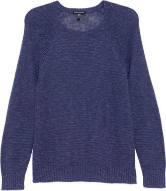 Eileen Fisher pull à manches raglan - Bleu