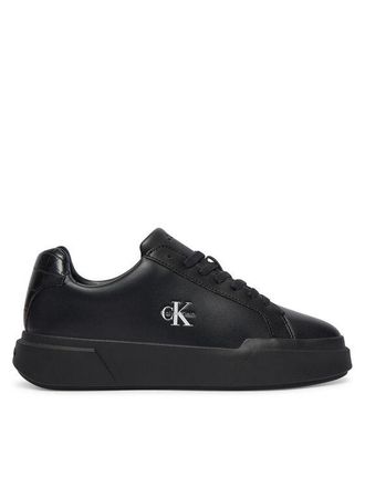 Calvin Klein Sneakers Chunky Cups Laceup Lth Bt Croc HW0HW03223 Schwarz