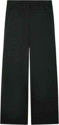 Patrizia Pepe Femme, Pantalons, Noir, Taille: 40 FR Midi Poplin Dress