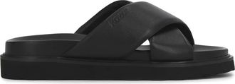 Kazar Femme, Chaussures, Noir, Taille: 35 EU Slides en cuir