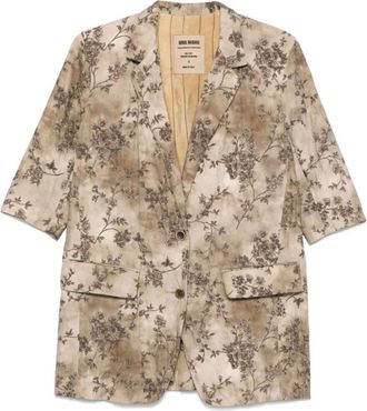 Uma Wang UMA Wang, Femme, Vestes, Gris, Taille: 42 FR Veste Classique &agrave; Revers et Deux Boutons