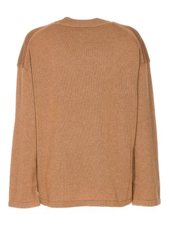 Max Mara Womens Pisano Sweater Camel Wool