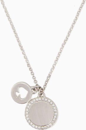 Kate Spade New York Kate Spade Spot The Spade Anh&auml;nger Mit Pav&eacute; f&uuml;r Frauen in Klar/Silber | Kubikzirkonie