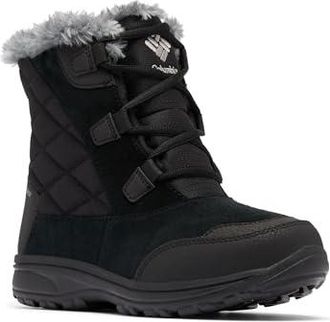 Columbia Bottes de neige courtes Ice Maiden pour femme, 2024 Black/Columbia Grey, 41.5 EU