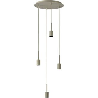 Osram Suspension Decor Needle Plate 4xE27, beige, acier, effet vintage, optique haute qualit&eacute;, IP20