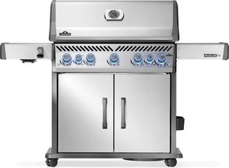 Napoleon Barbecue à gaz Rogue pro-s 625 + Sizzle Zone + Brûleur arrière - Inox