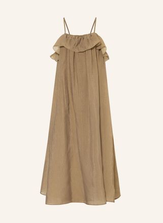 Eleh Eleh Kleid Mit Volants braun