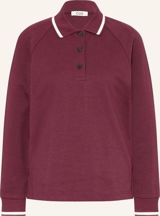 COS Cos Sweat-Poloshirt rot