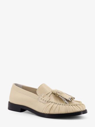 Alohas Womens Loafers Marietta White Leather