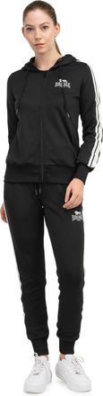 Lonsdale Damen Bromley Trainingsanzug Set, Black/White, XXL EU
