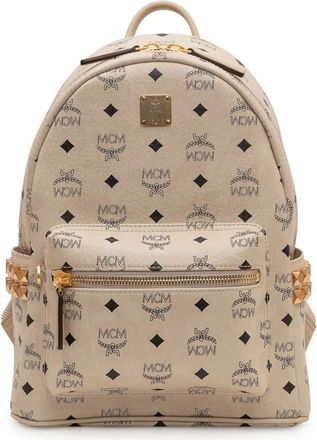 MCM Mcm, Homme, Sacs, Beige, Taille: ONE Size Stark Backpack Sml
