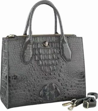 Generic Sac cabas pour femme en cuir dalligator v&eacute;ritable, v&eacute;ritable sac &agrave; main en cuir de crocodile exotique, sac bandouli&egrave;re pour femme