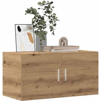 vidaXL Vidaxl - Armoire murale ch&ecirc;ne artisanal 80x39x40 cm bois ding&eacute;nierie
