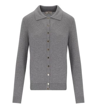 Elisabetta Franchi CARDIGAN GRIS ELISABETTA FRANCHI