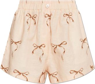 Forte_Forte Femme, Shorts, Rose, Taille: 36 FR Shorts Imprim&eacute;s