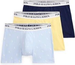 Polo Ralph Lauren Lot de 3 boxers en coton m&eacute;lang&eacute;