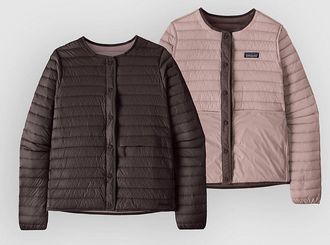 Patagonia Lw Reversible Down Sweater Strickjacke den brown