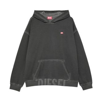 Diesel Homme, Sweatshirts et sweats &agrave; capuche, Noir, Taille: S S-Boxt-Hood-T4 Sweat &agrave; capuche
