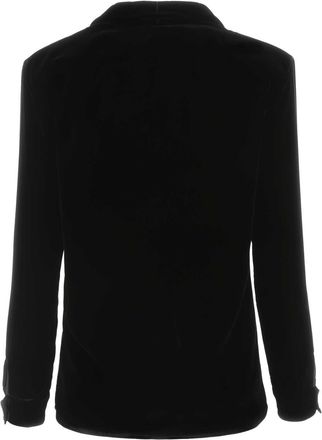 Saint Laurent Viscosa Silk Shirt - Black