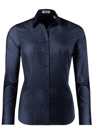 Vincenzo Boretti Klassische Bluse leicht tailliert