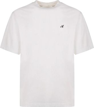 Axel Arigato Homme, Tops, Blanc, Taille: M Signature T-Shirt