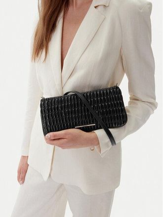 Calvin Klein Jeans Handtasche Rouched Zip Top Bag LV04K3090G Schwarz